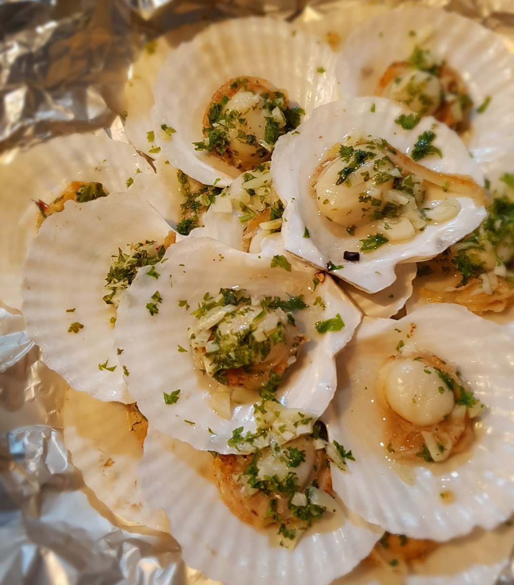 Baked Half Shell Scallops – SIMPLY LIVING – One step at a time
